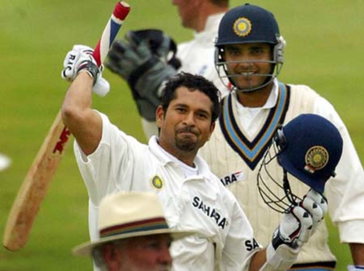 A Sourav Ganguly six delivers a nasty wound to a spectator in the ...