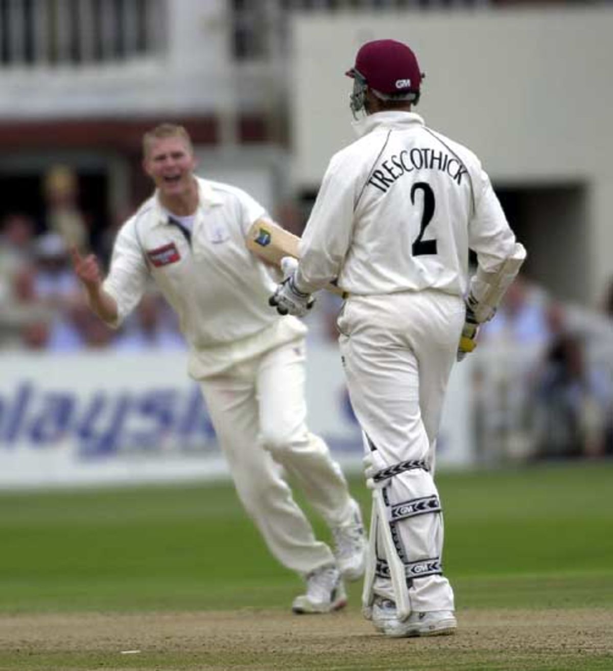 Airborne opener Peter Bowler cuts a Silverwood delivery | ESPNcricinfo.com