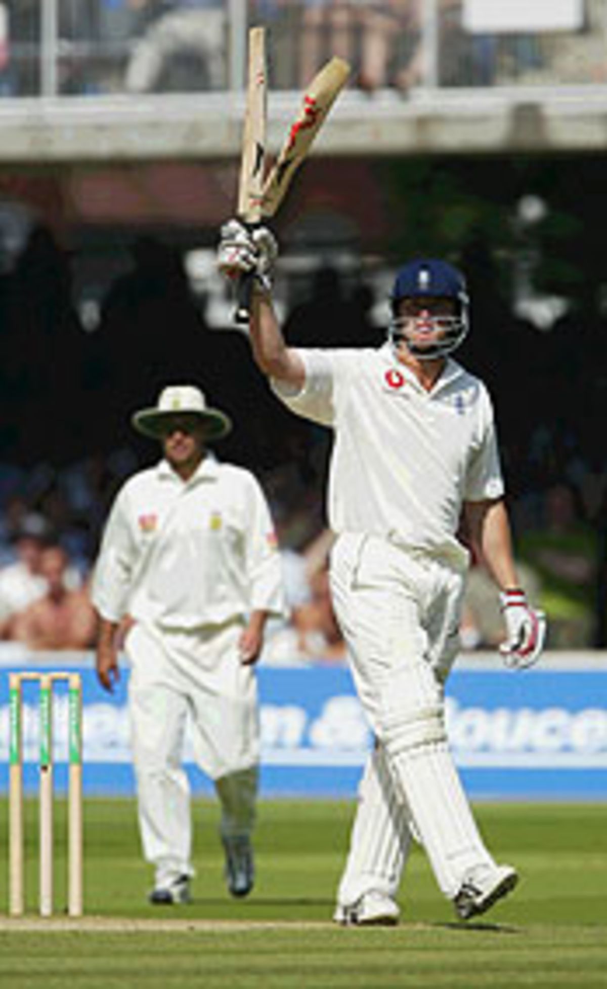 Andrew Flintoff: broken bat | ESPNcricinfo.com