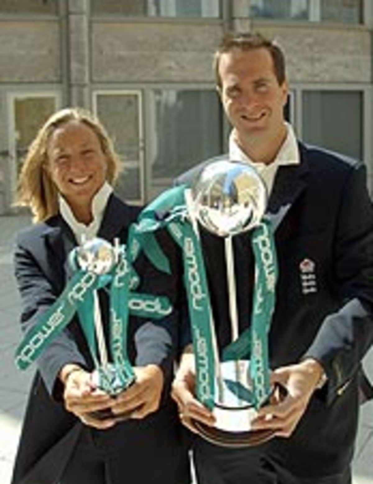 Clare Connor and Michael Vaughan | ESPNcricinfo.com