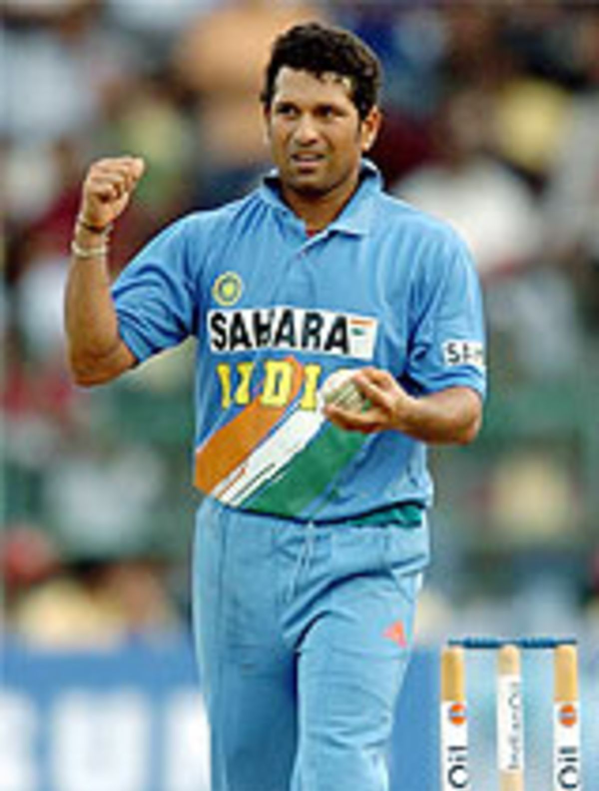 Sachin Tendulkar with the ball | ESPNcricinfo.com