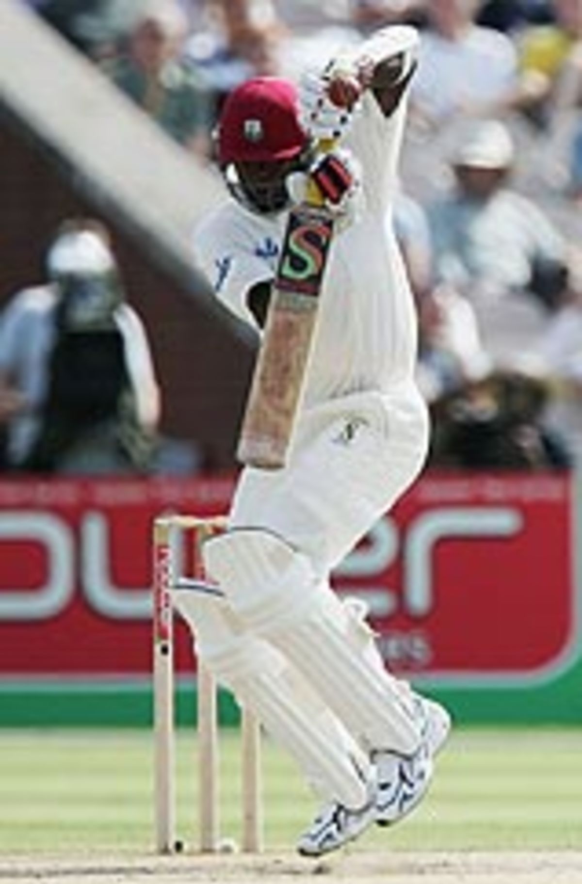 Pedro Collins was the final wicket to fall, as England were set 231 for ...