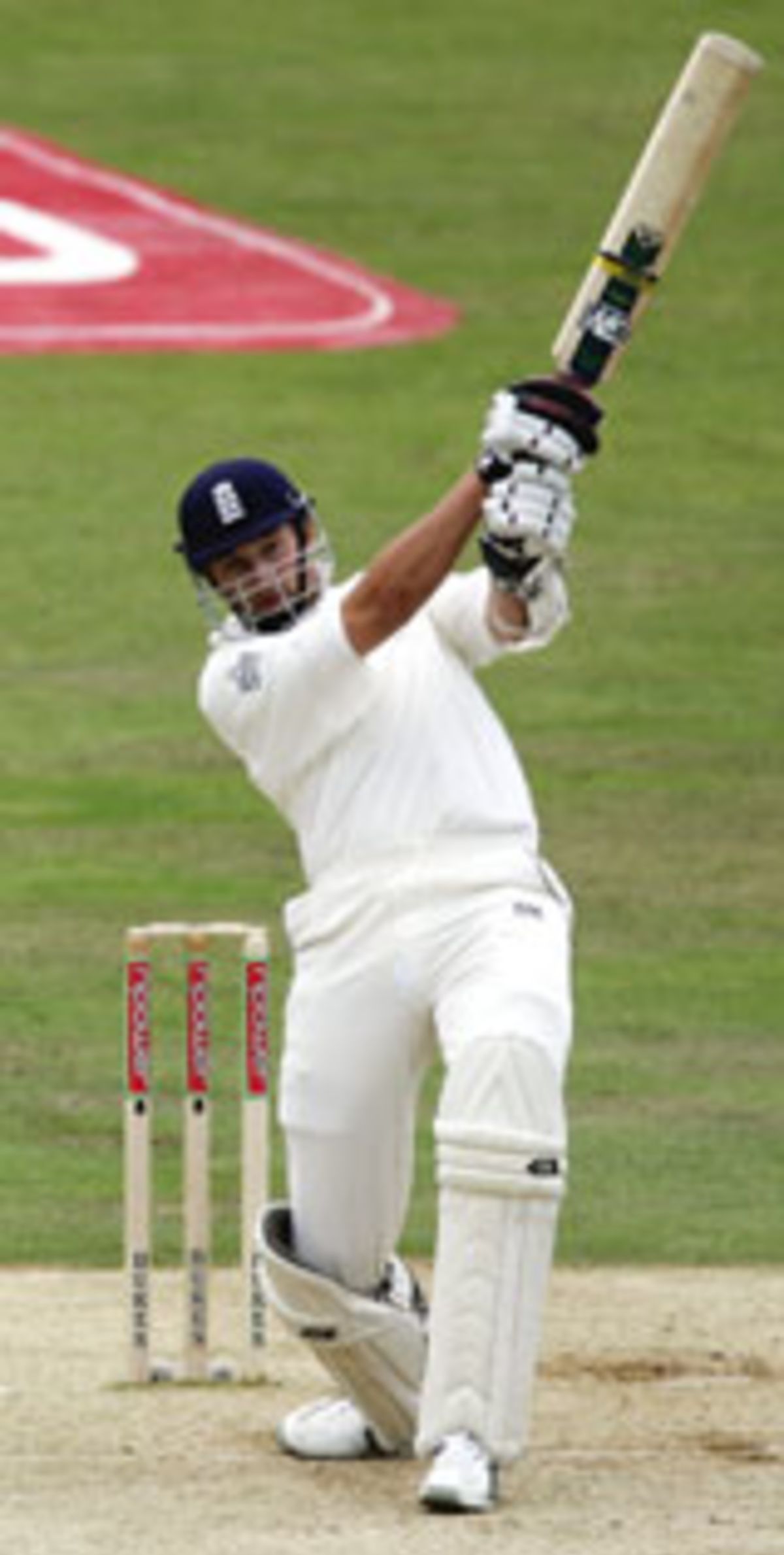 Steve Harmison smashes a six on his way to 36 | ESPNcricinfo.com