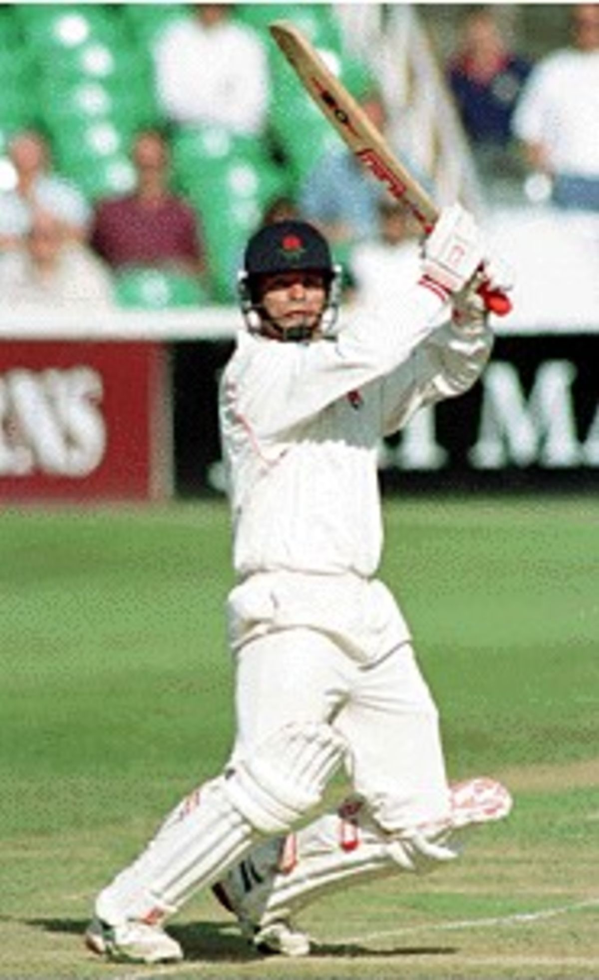 Graham Lloyd celebrates his century, County Championship, Lancashire v ...