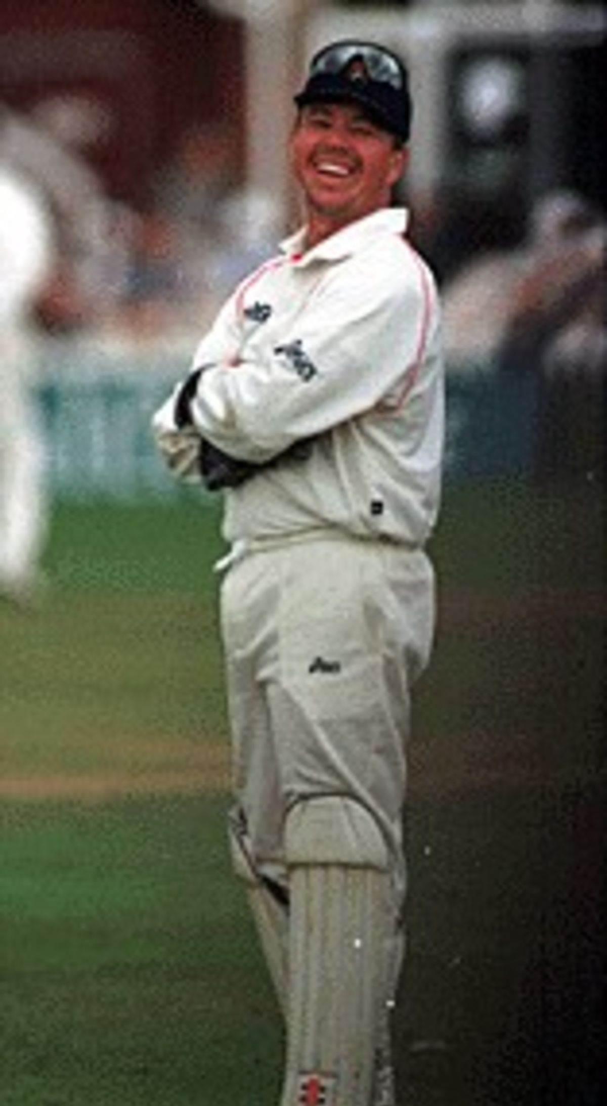 Warren Hegg in happy mood, County Championship, Lancashire v Somerset ...