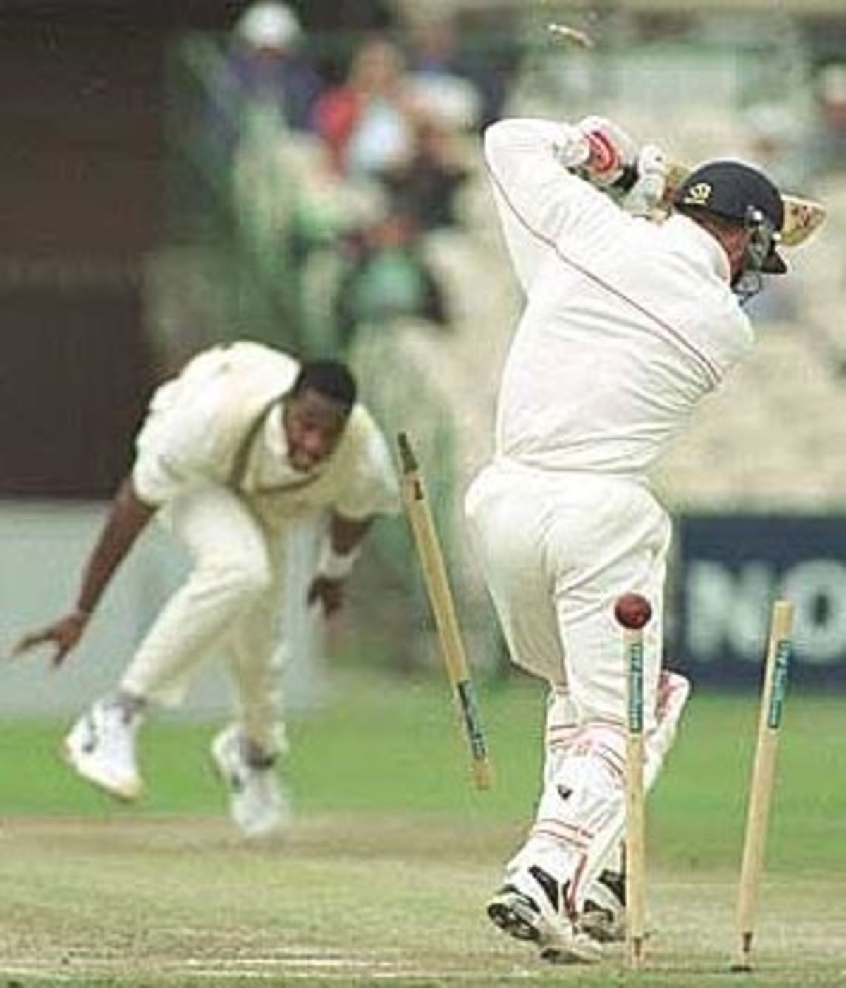 Alex Tudor sends Graham Lloyd's stumps flying | ESPNcricinfo.com