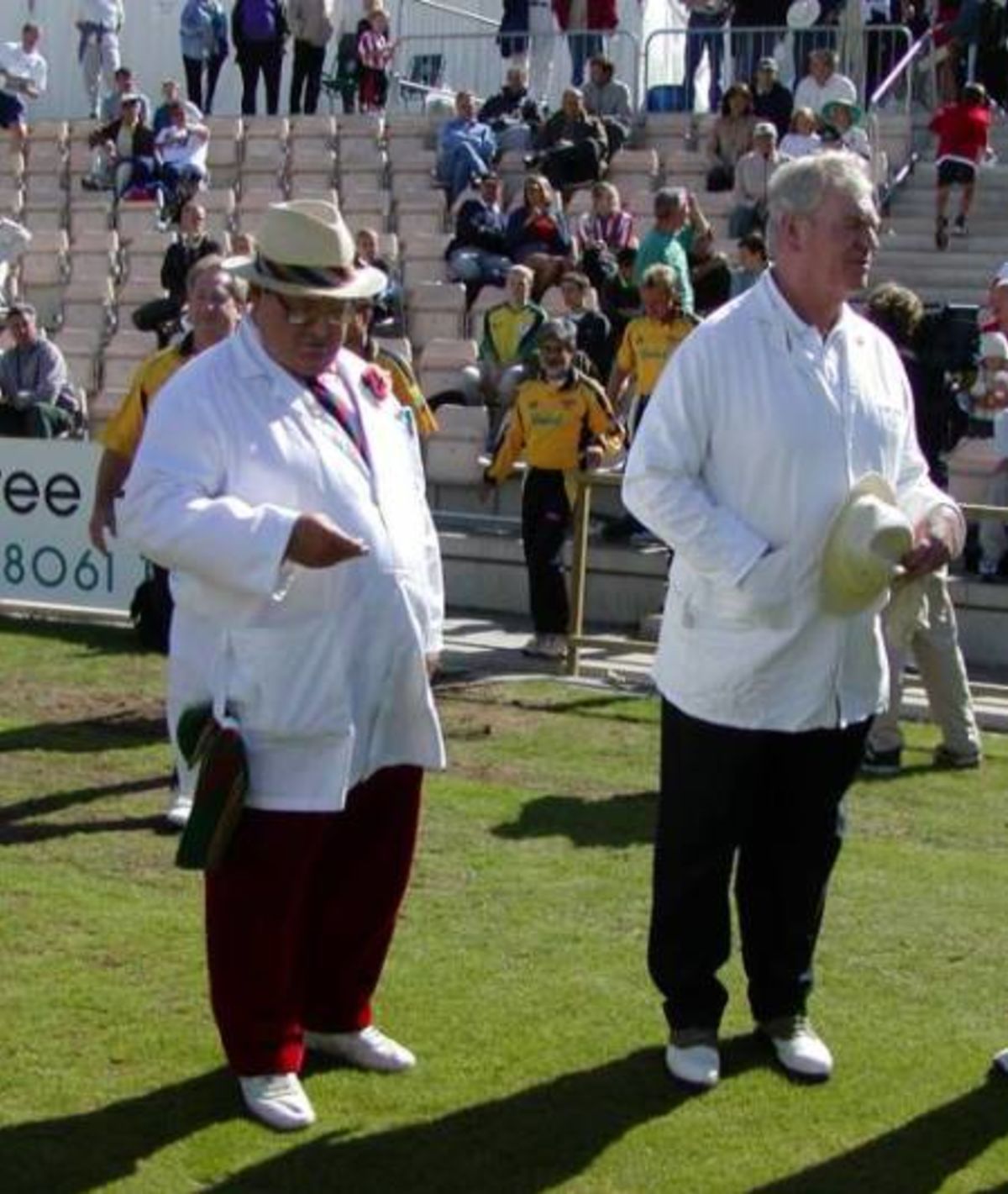 Matt LeTissier and Hampshire Chairman Rod Bransgrove | ESPNcricinfo.com