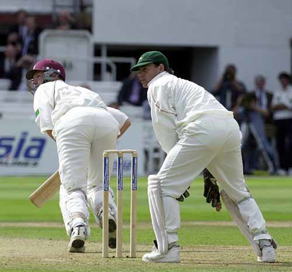 A tale of two keepers, Turner left batting and Neil Burns behind the ...
