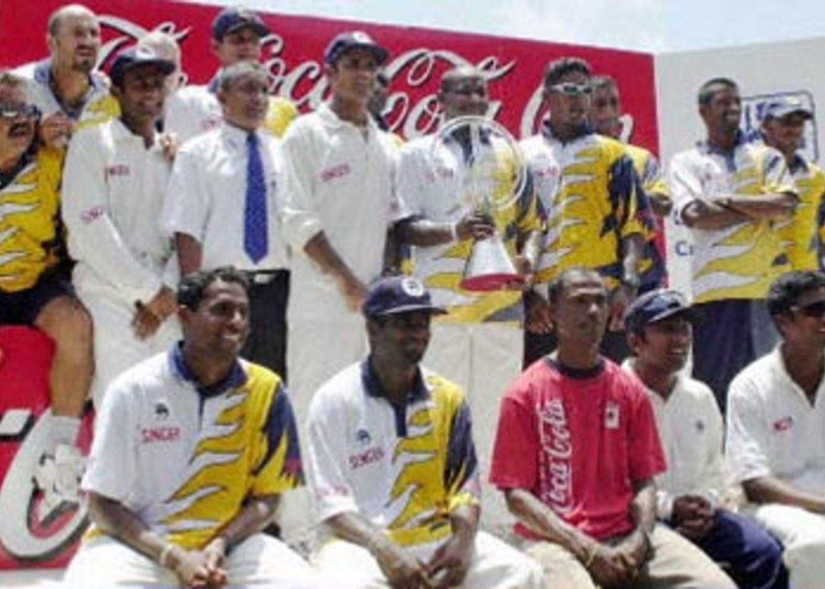 It is joy unlimited for the Sri Lankan team as they pose for the images ...