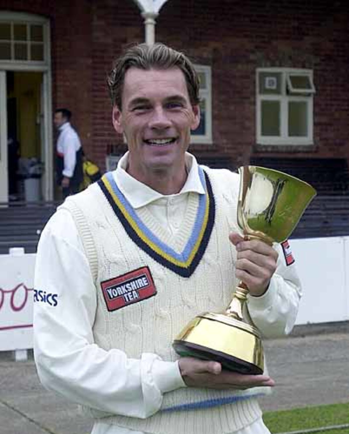 Richard Blakey celebrating the CricInfo Championship success ...