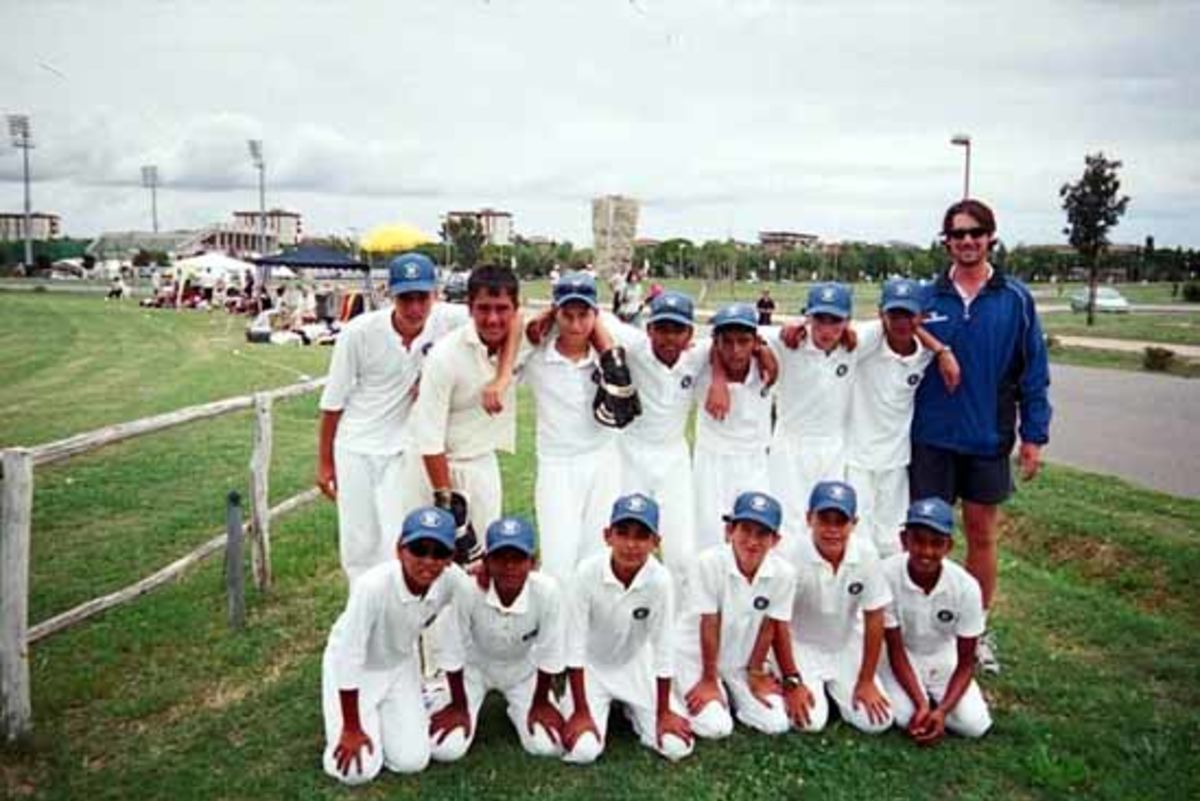 The Israel U13 team at the ECC U13 'B' Championships. | ESPNcricinfo.com