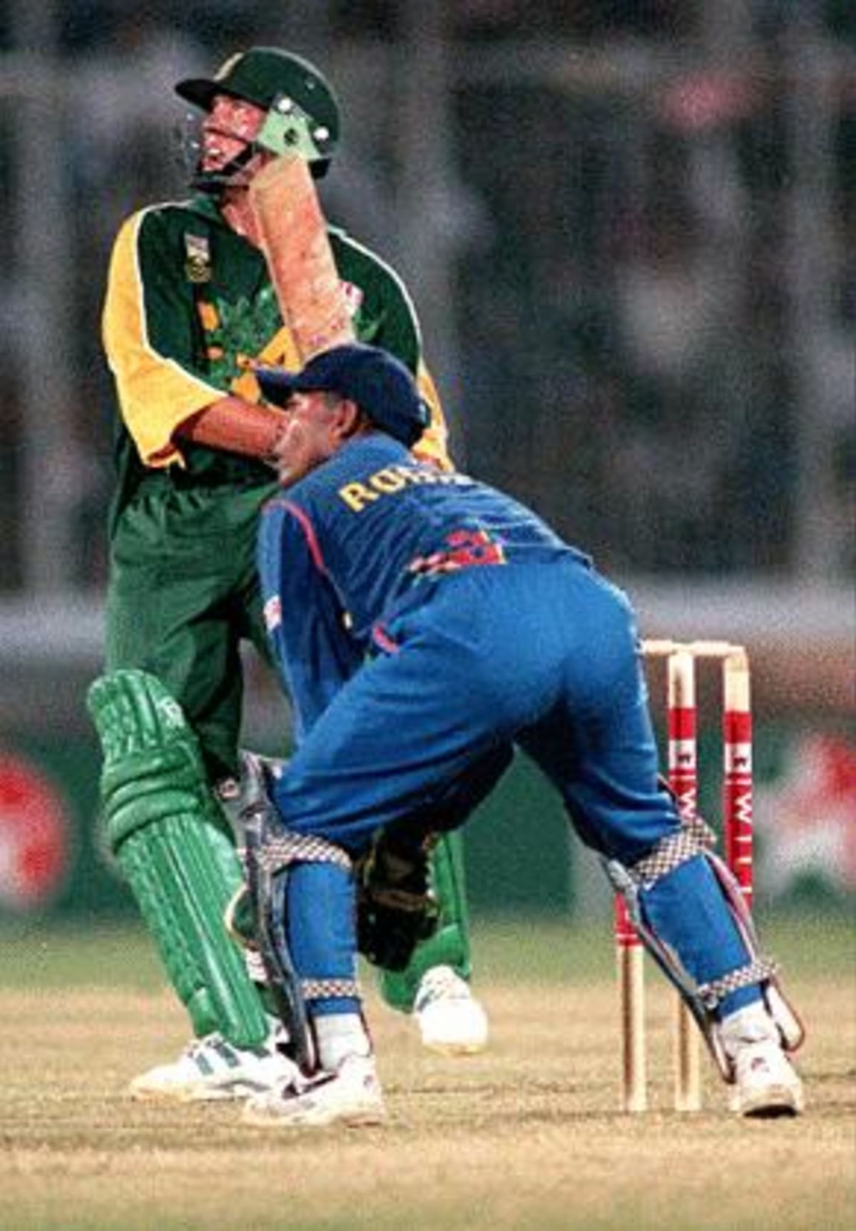Cronje, Rhodes and Cullinan celebrate Ranatunga's wicket | ESPNcricinfo.com