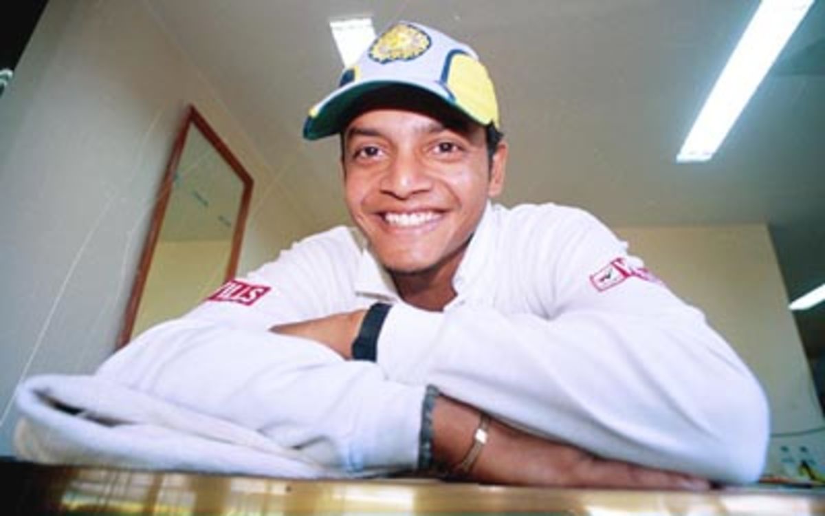 Murali Kartik in all smiles after returning with a match-figures of 13 ...