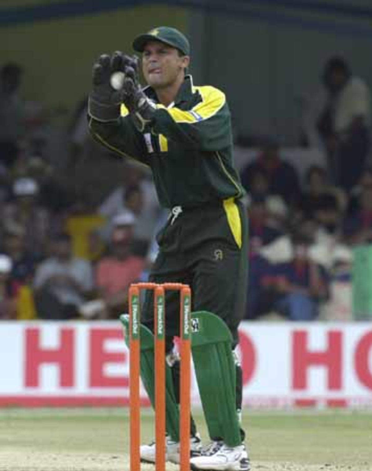 Pakistan skipper Moin Khan at the stumps | ESPNcricinfo.com