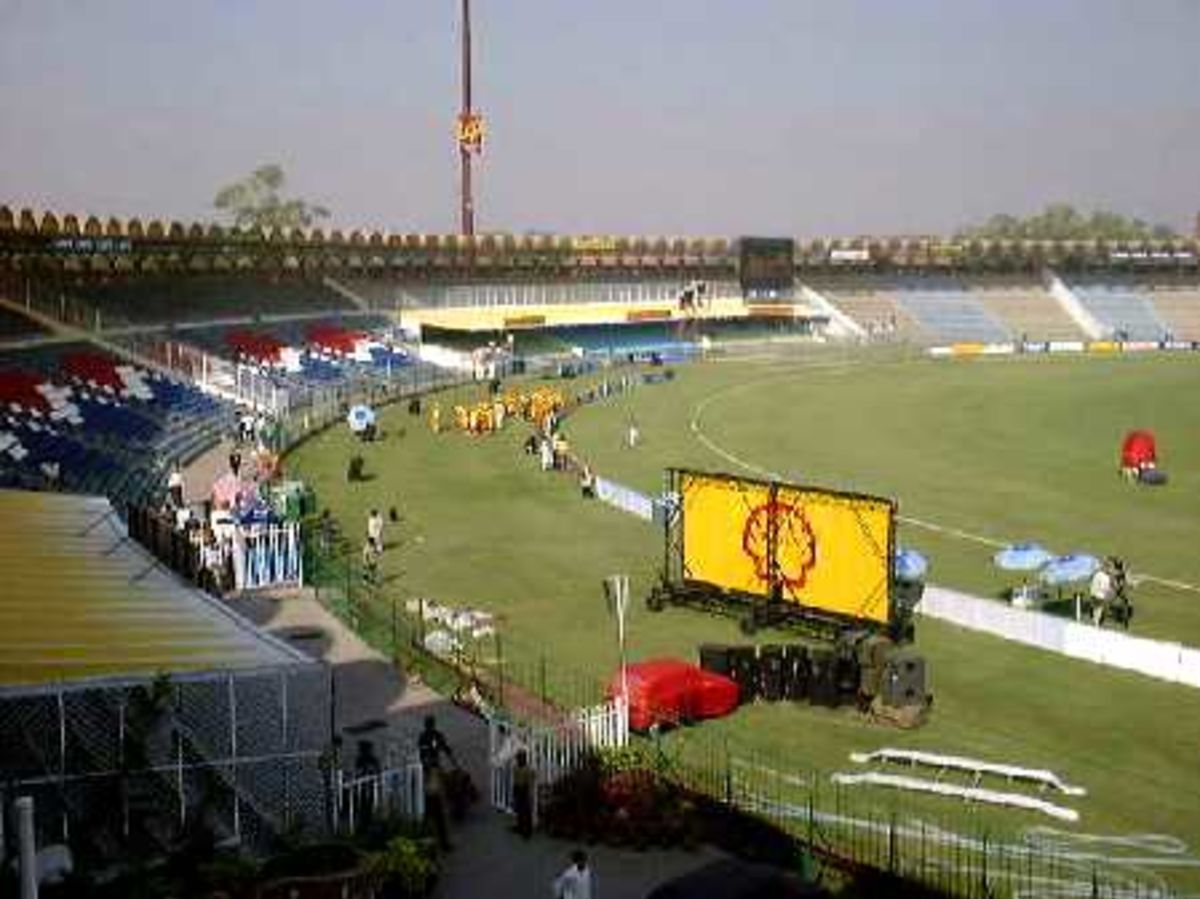 Another view of the Gaddafi Stadium, 27 Oct 2000 | ESPNcricinfo.com