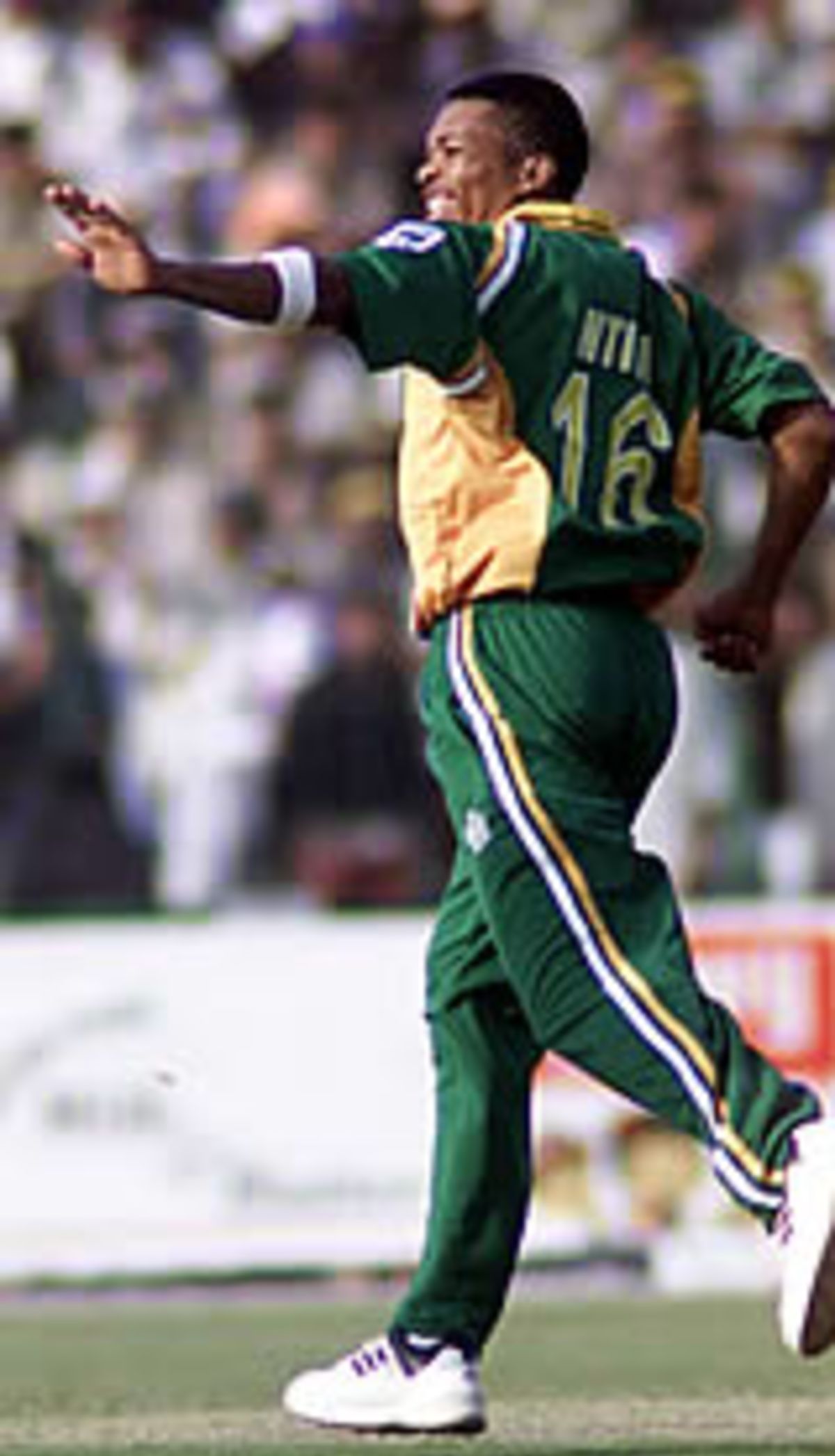 Makhaya Ntini celebrates during his 4-46 spell | ESPNcricinfo.com