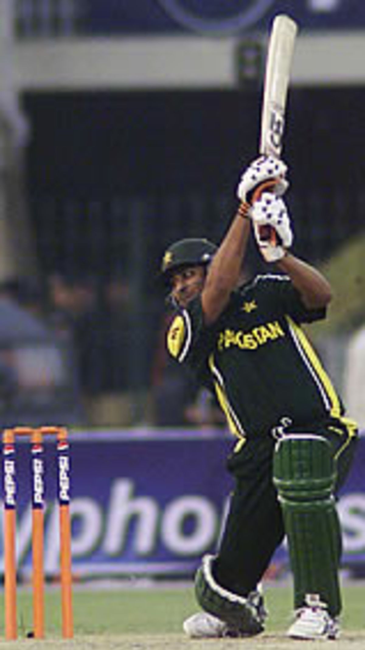 Inzamam with a drive during his 33* | ESPNcricinfo.com