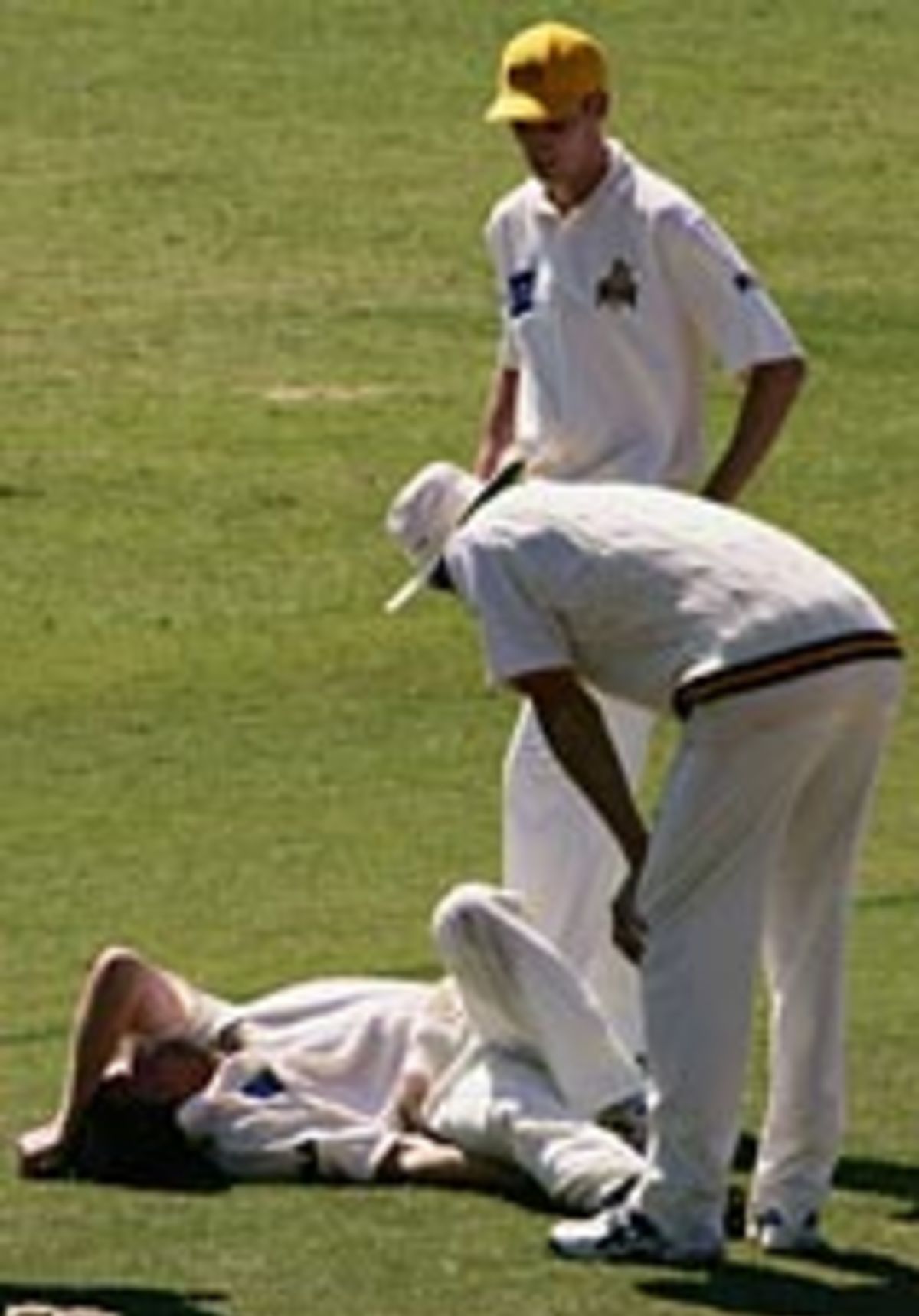 Brad Williams writhes in agony | ESPNcricinfo.com