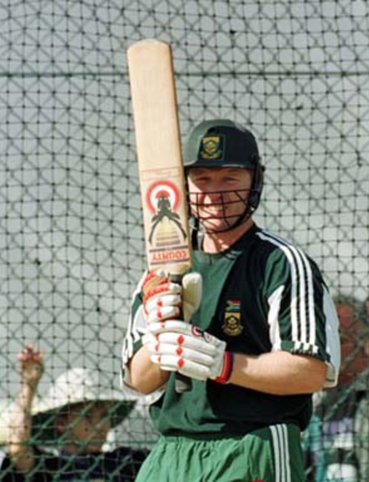 Adam Bacher faces up, 1997 | ESPNcricinfo.com