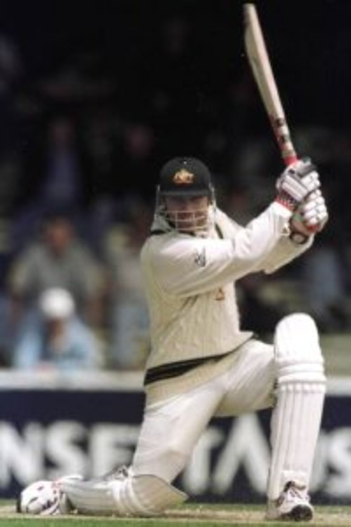 Michael Slater batting, Australia v Pakistan, 2nd Test, 1999/2000 ...