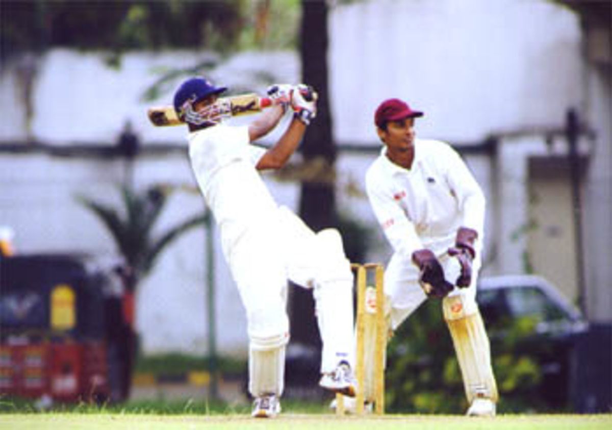 Sujeewa De Silva pulls the ball | ESPNcricinfo.com