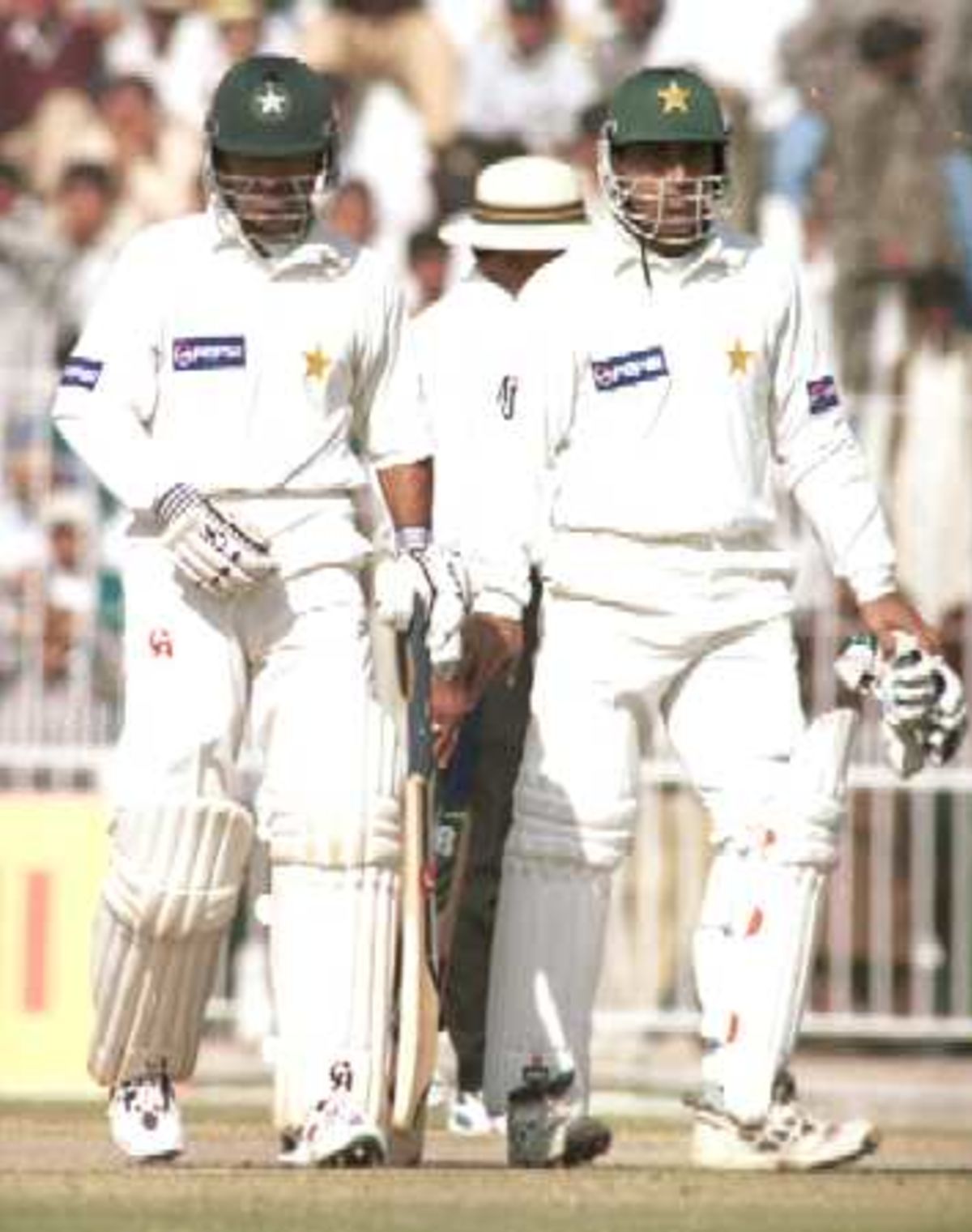 Saleem Elahi off for a single after playing an on-drive | ESPNcricinfo.com