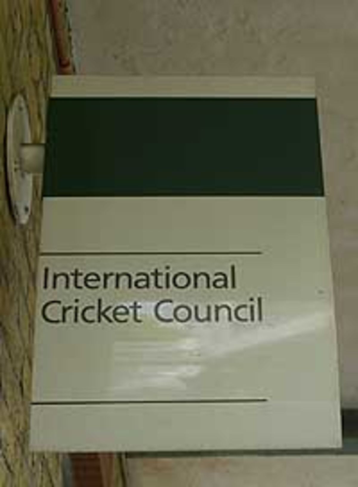 ICC sign | ESPNcricinfo.com ICC sign | ESPNcricinfo.com