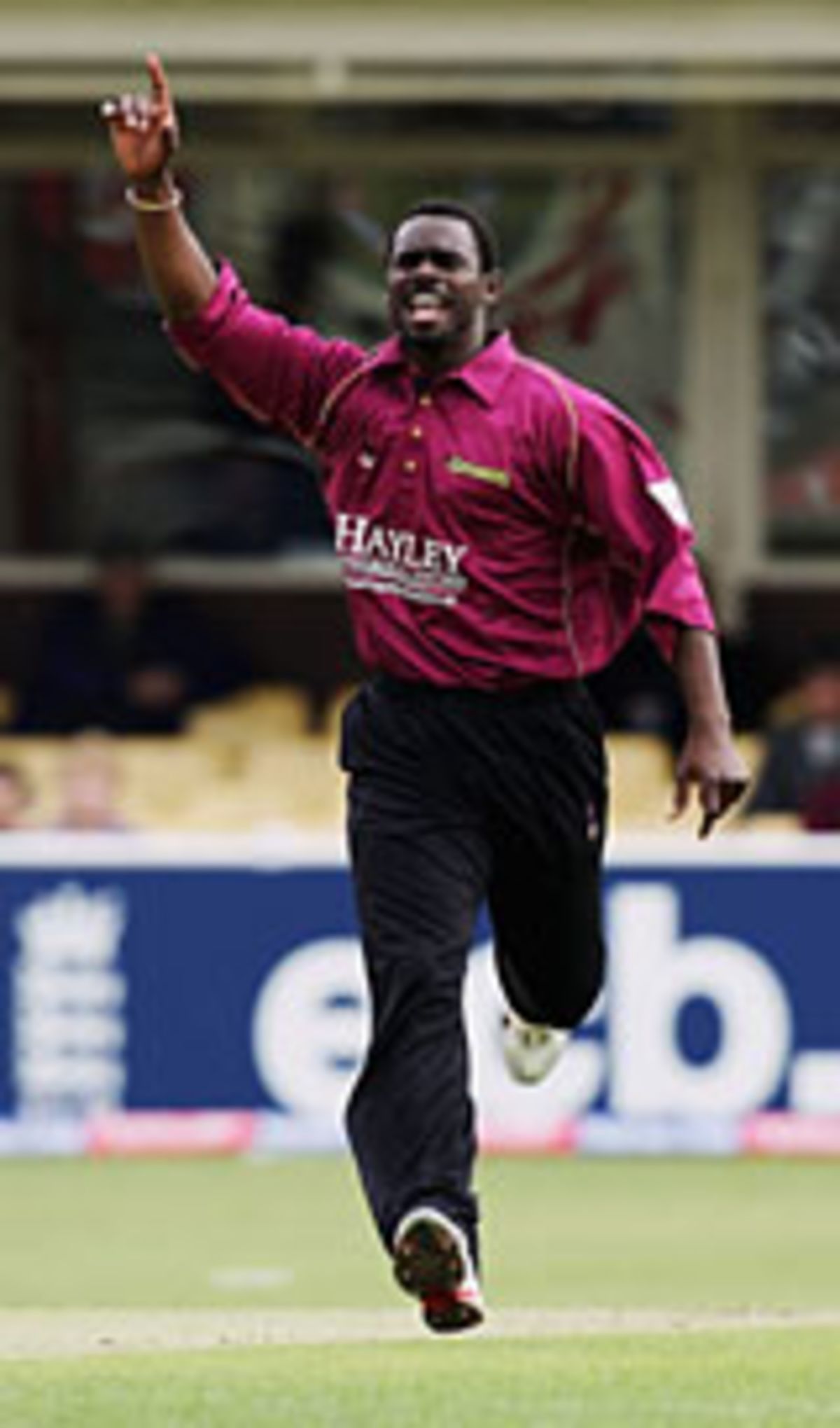 Carl Greenidge celebrates | ESPNcricinfo.com