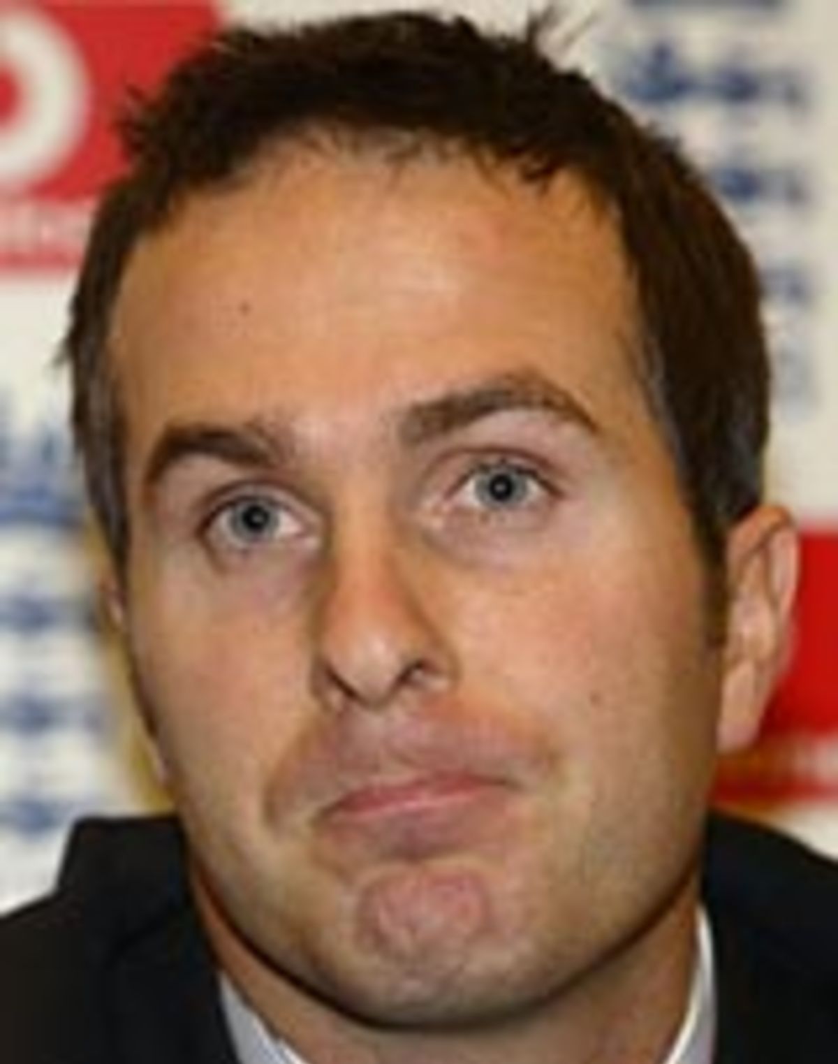 A pensive Michael Vaughan faces the media | ESPNcricinfo.com