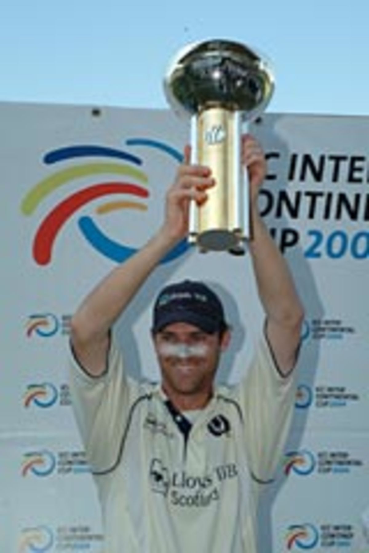 Craig Wright with the ICC Intercontinental Cup trophy | ESPNcricinfo.com