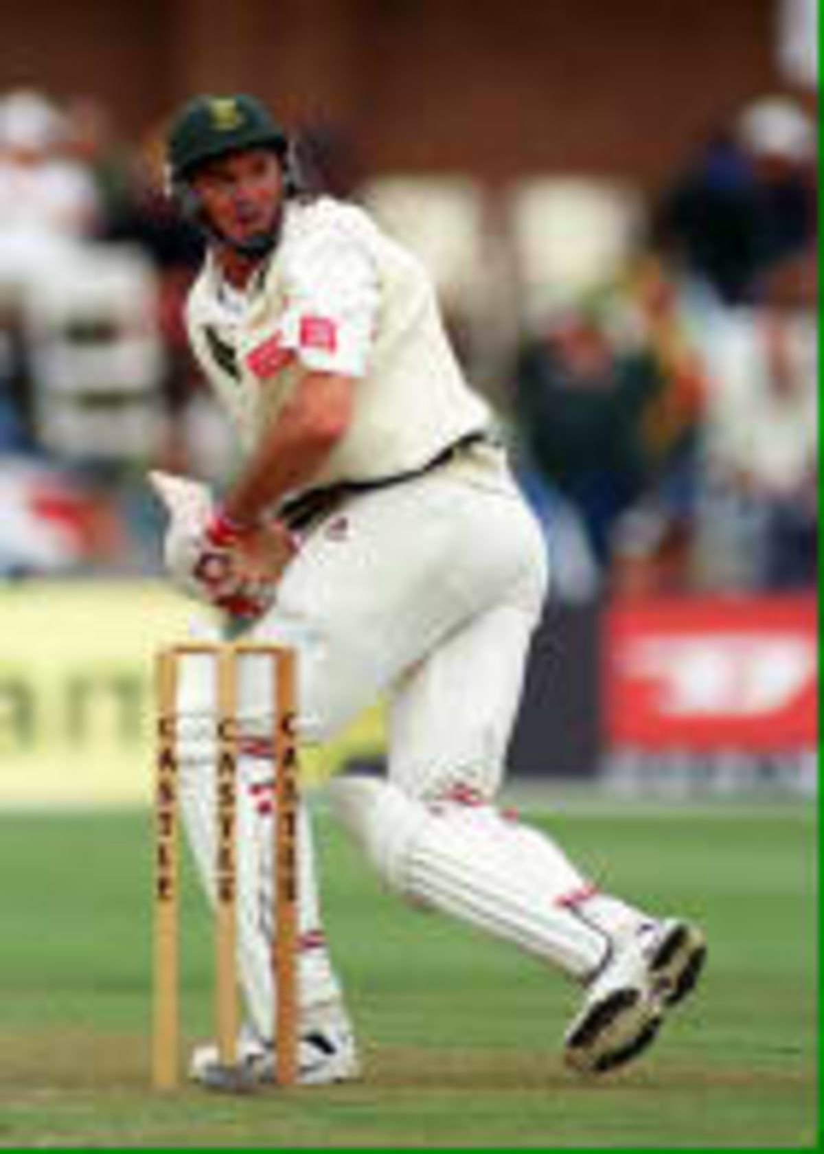 Pat Symcox checks where the ball went | ESPNcricinfo.com