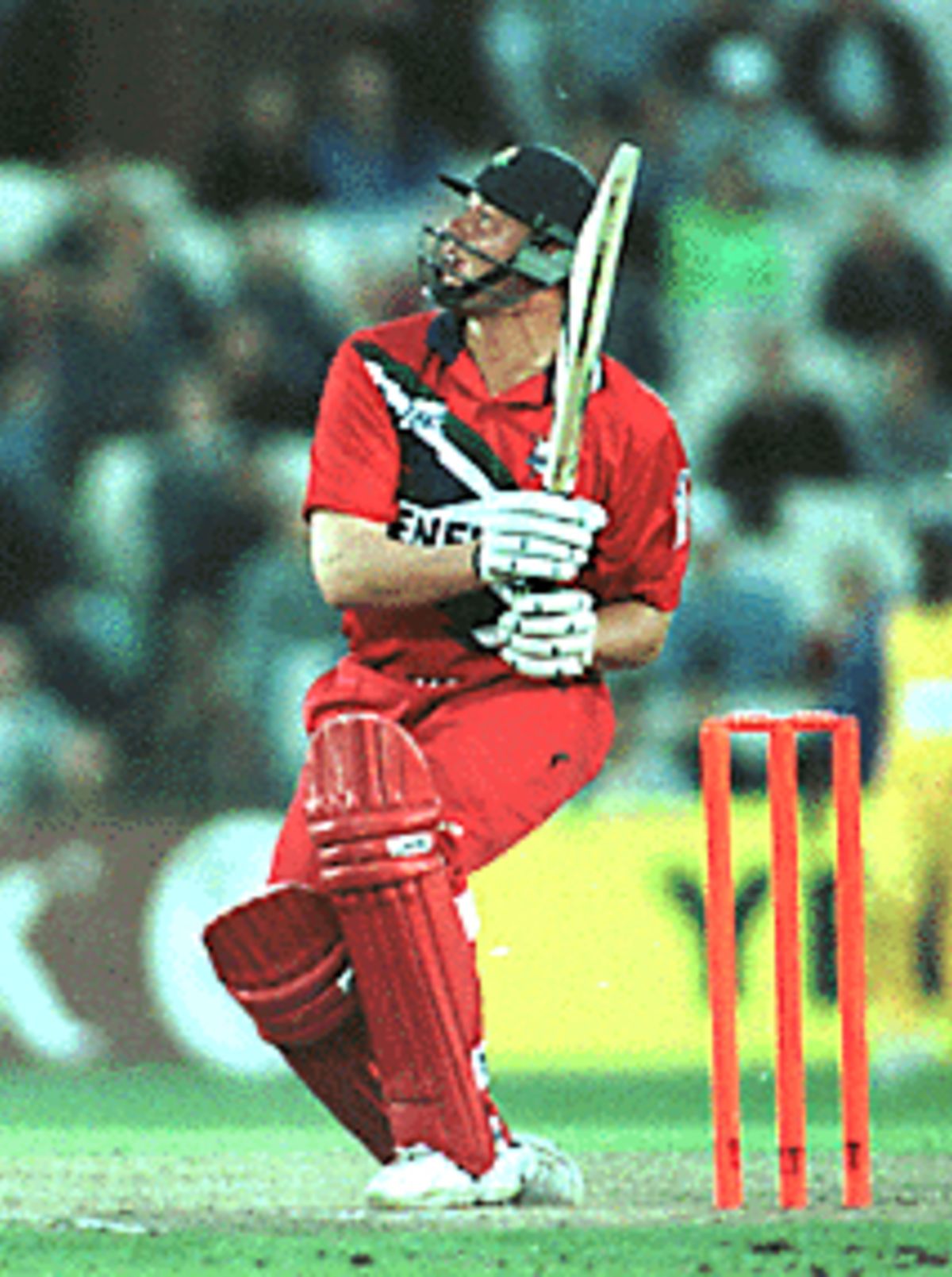 Andrew Flintoff hand shaking with Essex player after winning the match ...