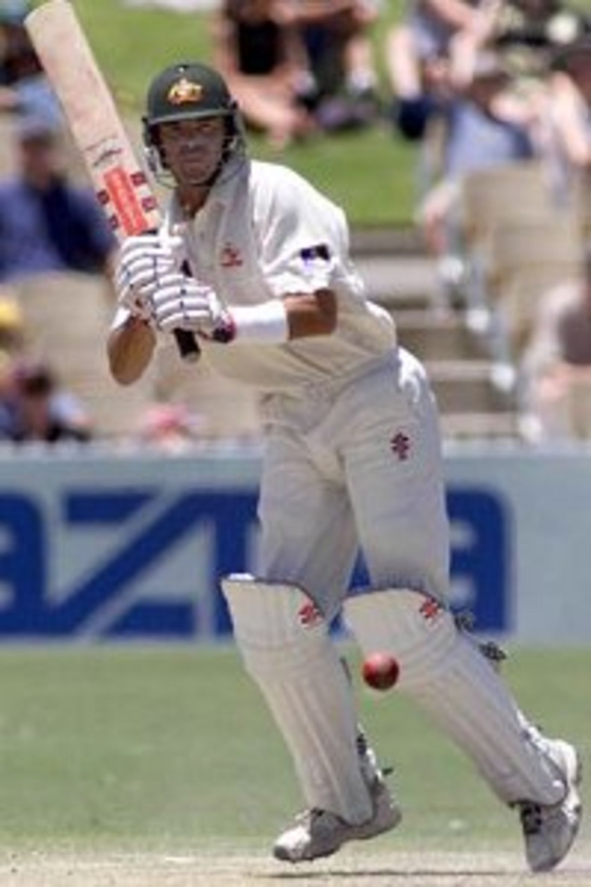 Greg Blewett in action, Australia v India, 1st Test, 1999/00 ...