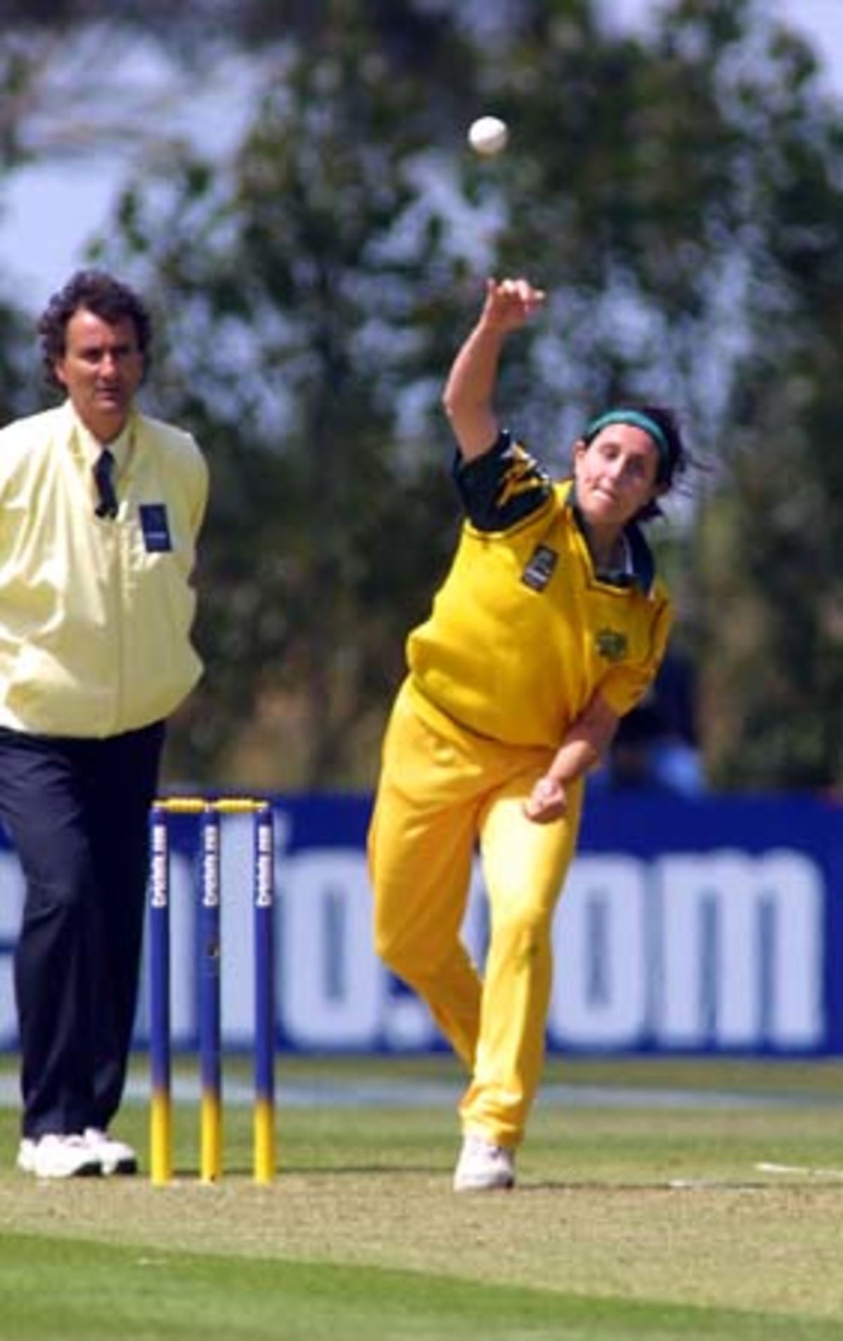 Australian bowler Olivia Magno delivers the ball | ESPNcricinfo.com