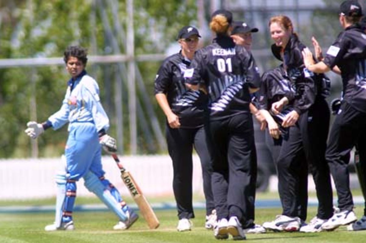 Rupanjali Shastri looks confused as she watches New Zealand celebrate ...