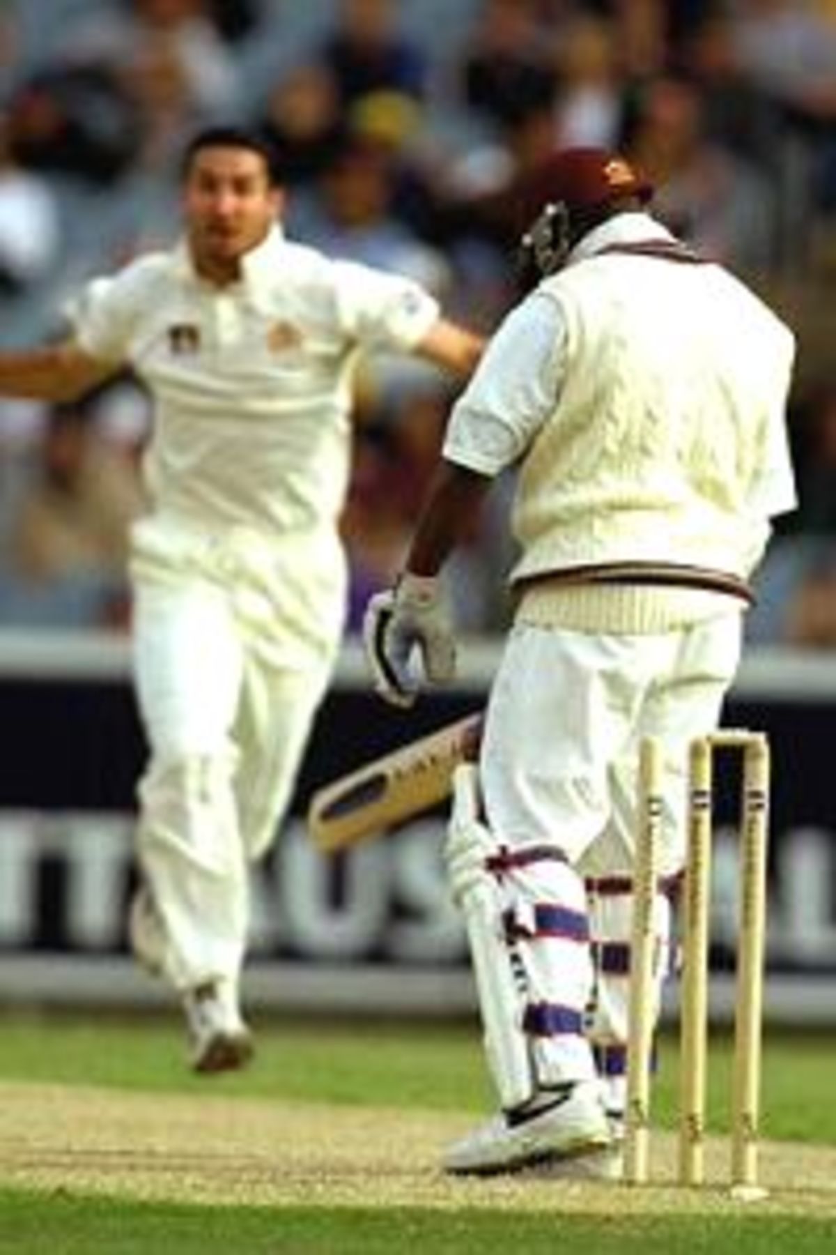 Gavin Rennie ducks under a bouncer | ESPNcricinfo.com