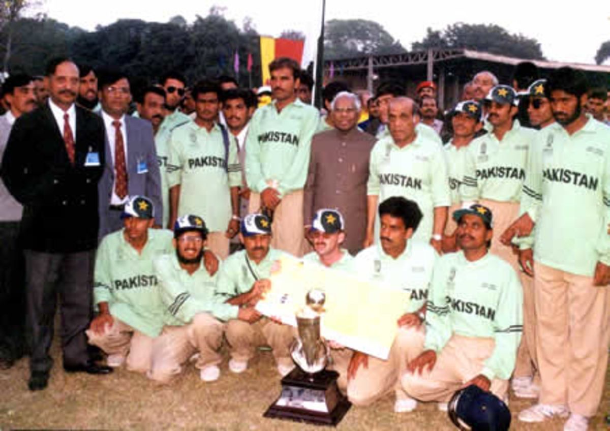 The Runners-up Trophy won by Pakistan Blind Team | ESPNcricinfo.com