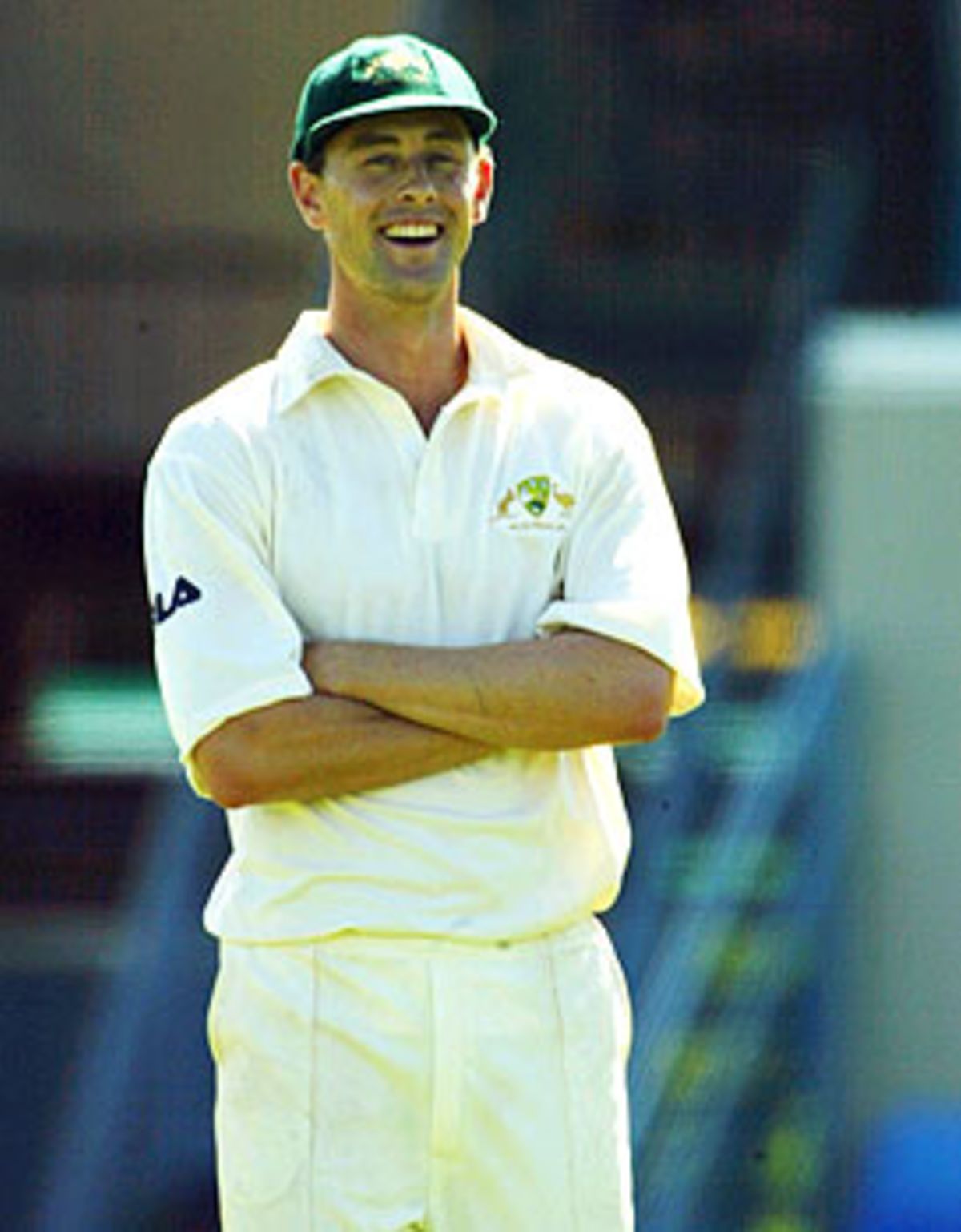 Matthew Nicholson stands in the outfield and wonders what the fuss is ...