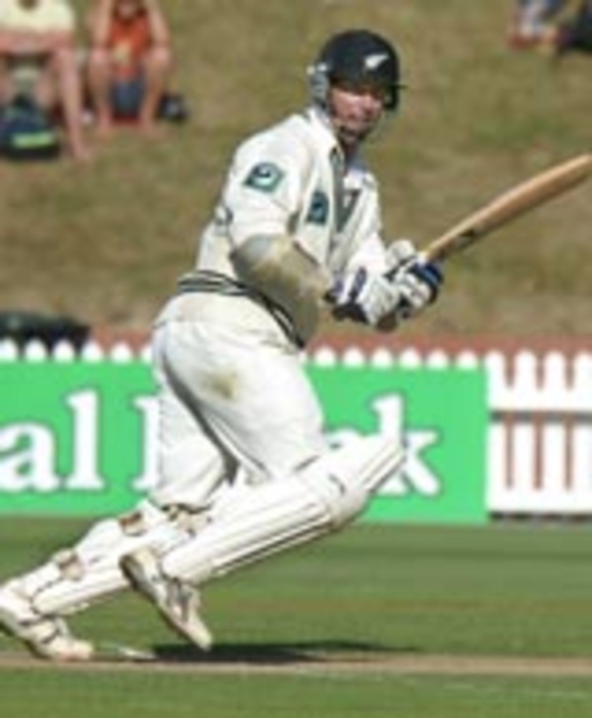 Mark Richardson plays the flick | ESPNcricinfo.com