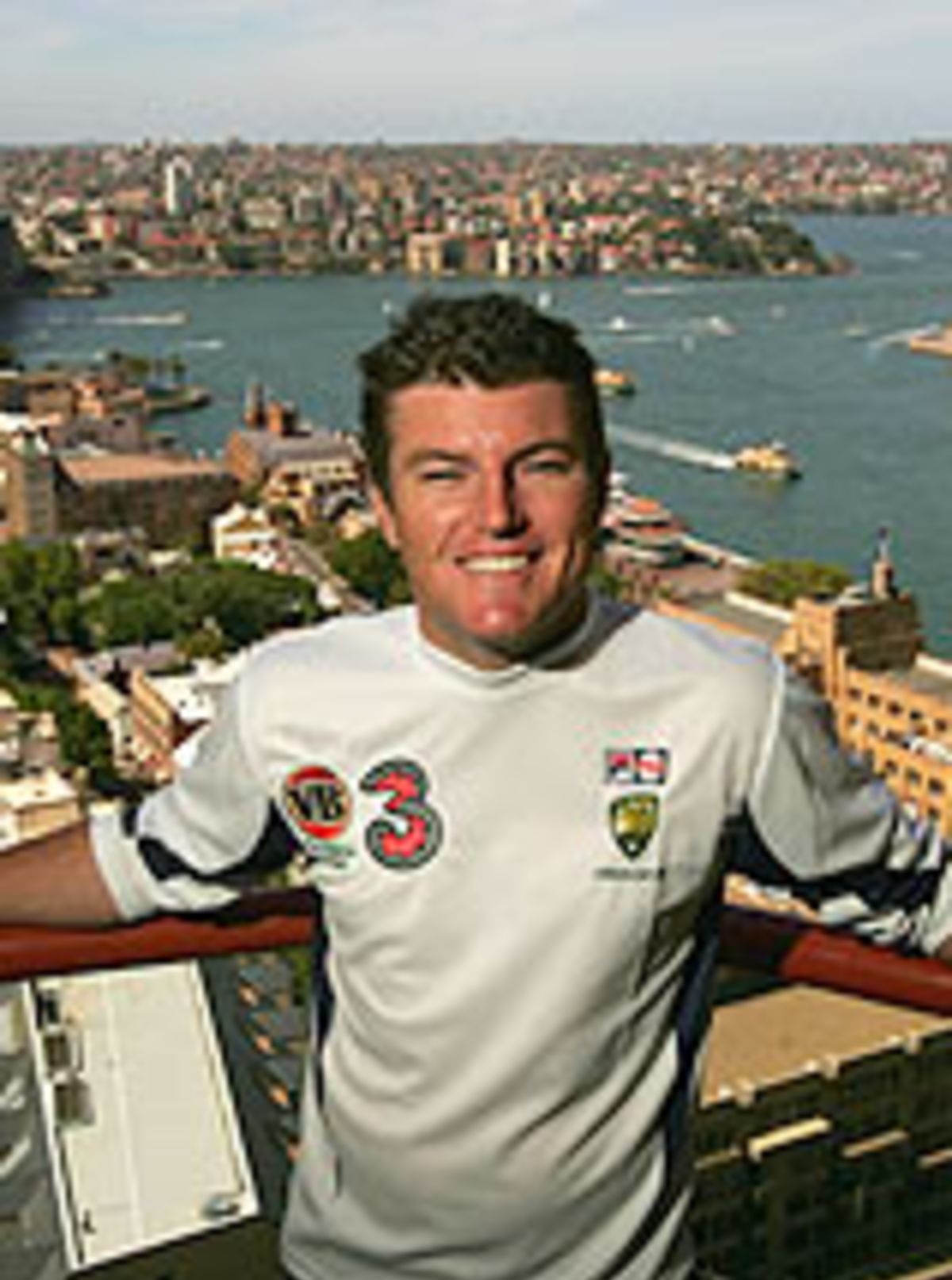 Stuart MacGill overlooking Sydney Harbour | ESPNcricinfo.com