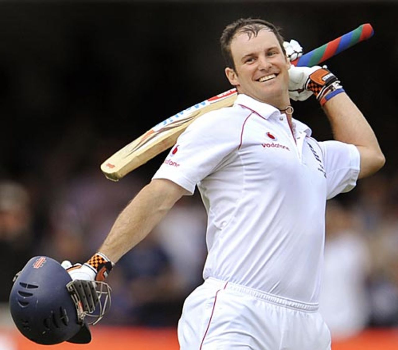 Andrew Strauss got to his hundred moments before tea | ESPNcricinfo.com