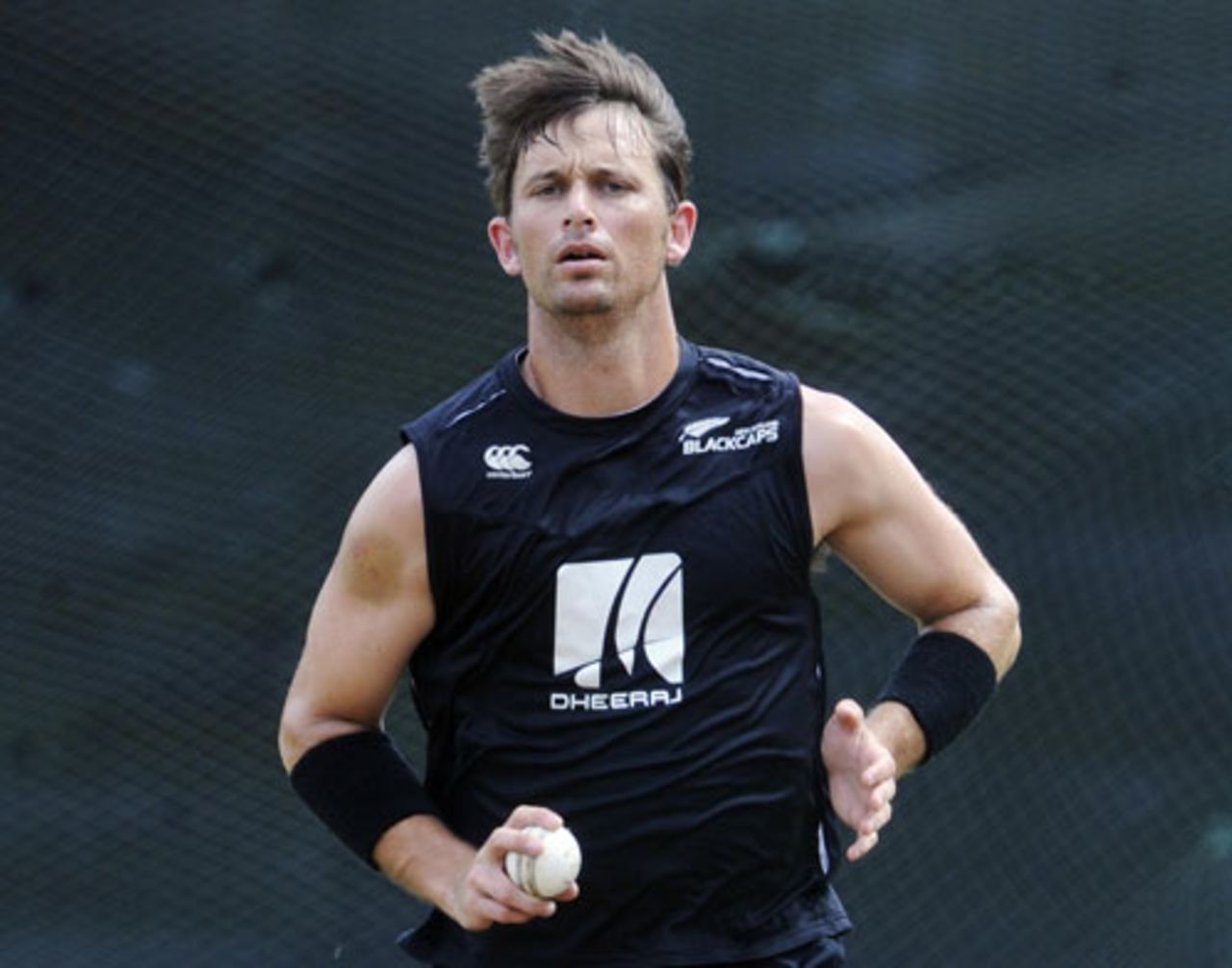 Shane Bond practises ahead of his what will be his first ODI in more ...