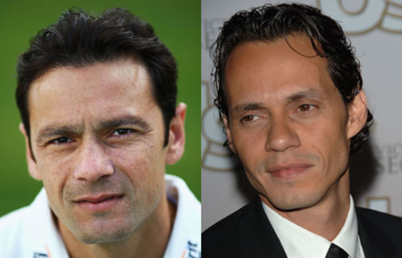 Composite: Mark Ramprakash and Marc Anthony | ESPNcricinfo.com