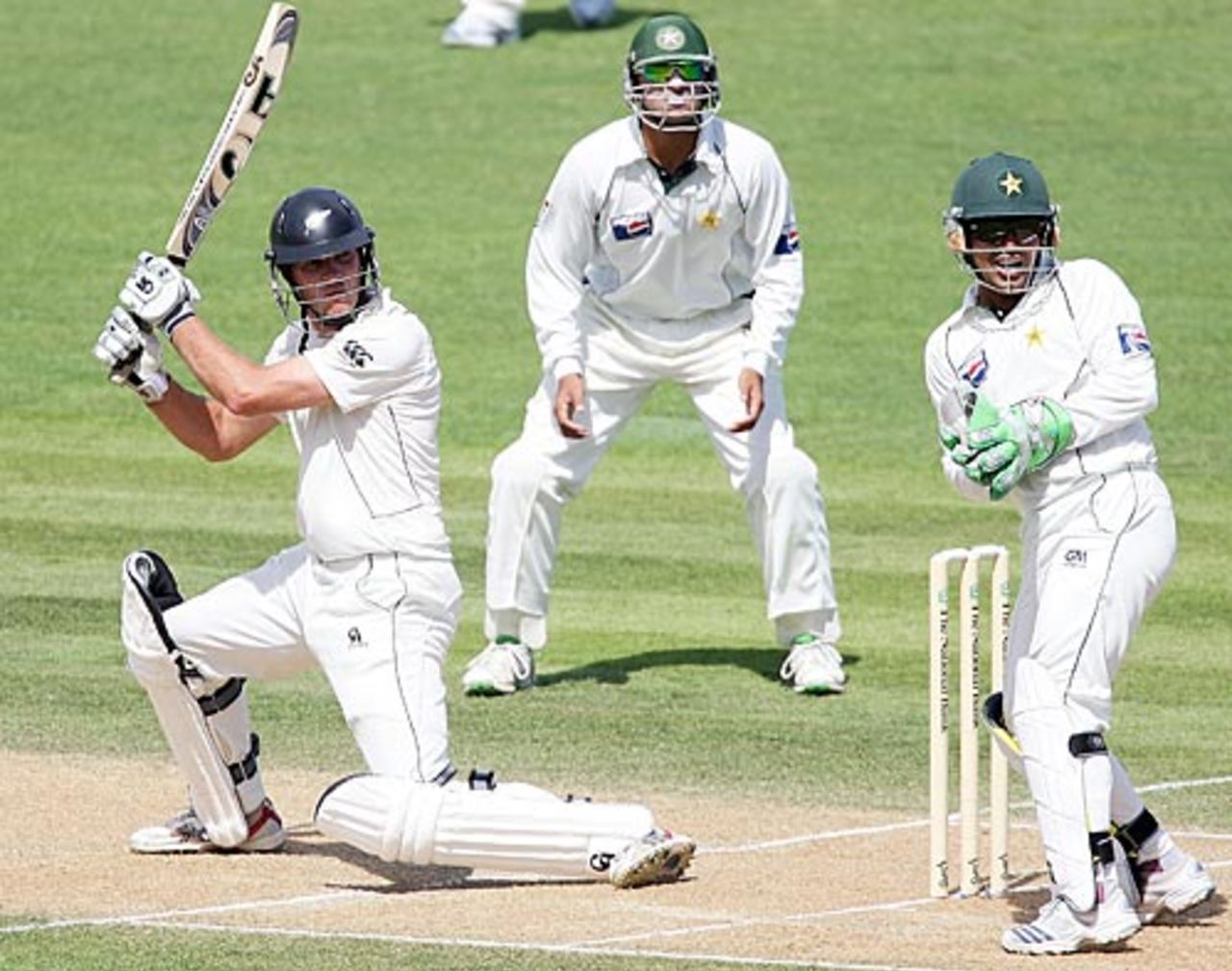 Danish Kaneria celebrates Tim McIntosh's wicket | ESPNcricinfo.com