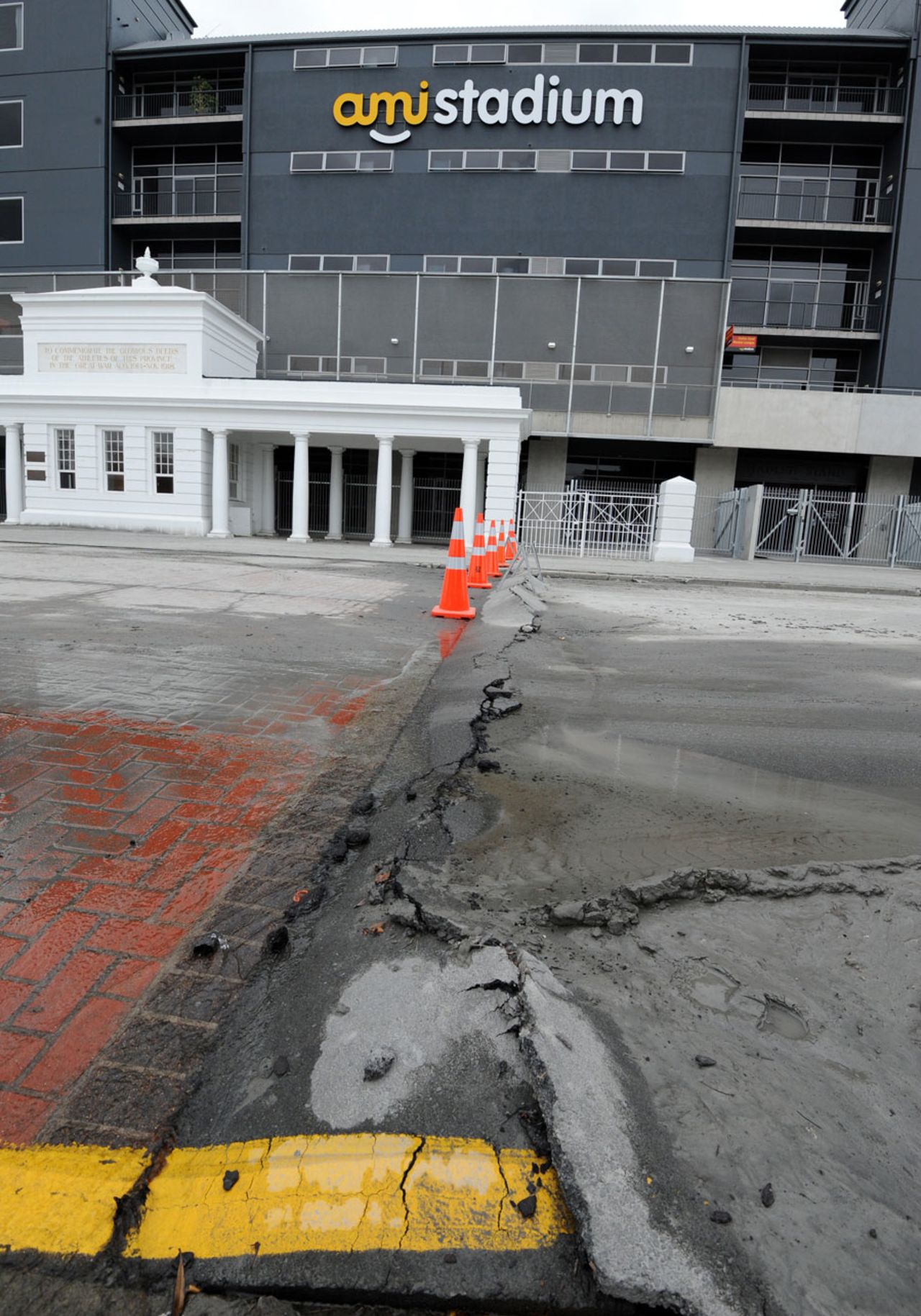 AMI Stadium in Christchurch after the earthquake | ESPNcricinfo.com