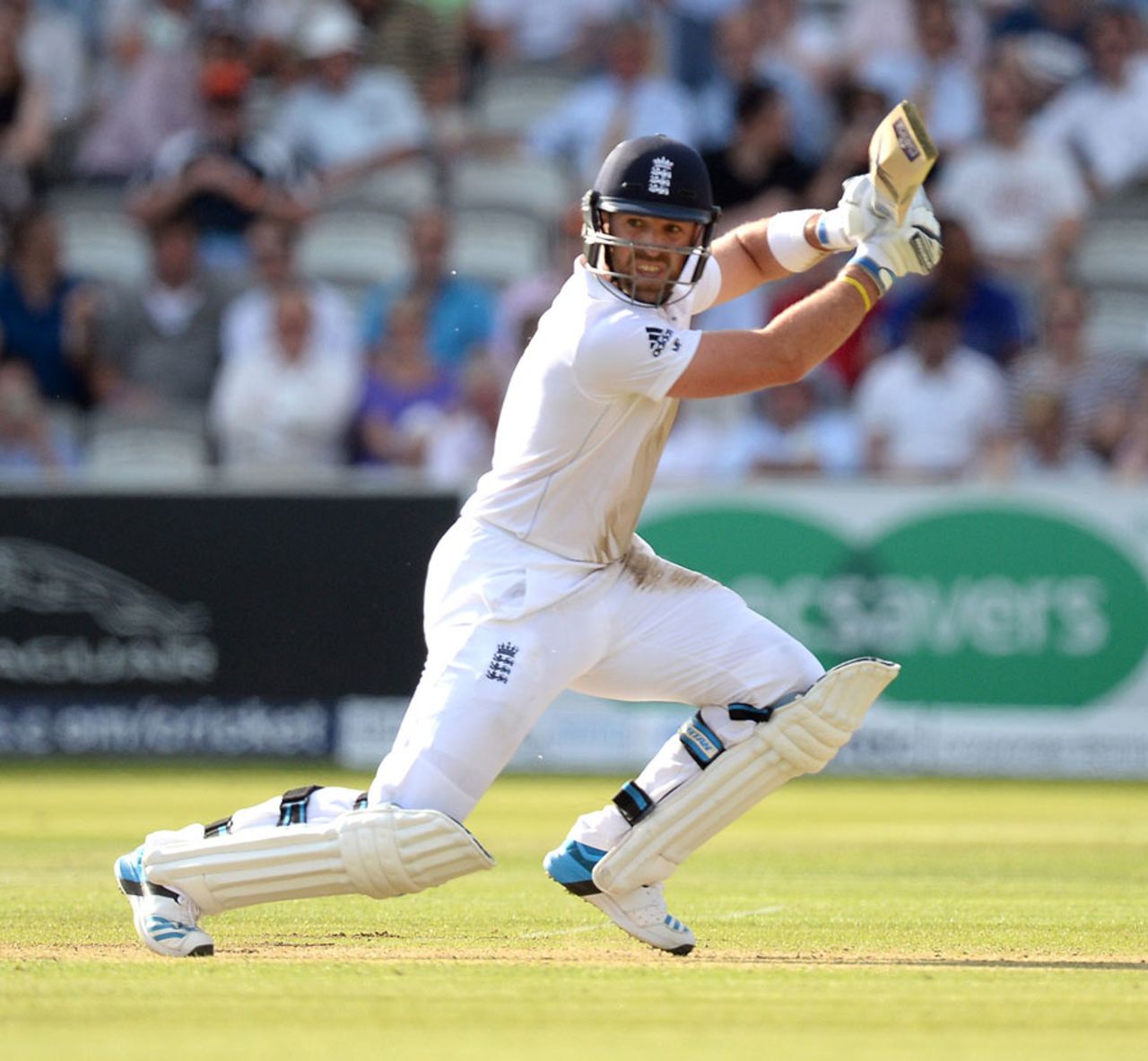 Matt Prior showed relief and delight on reaching fifty | ESPNcricinfo.com