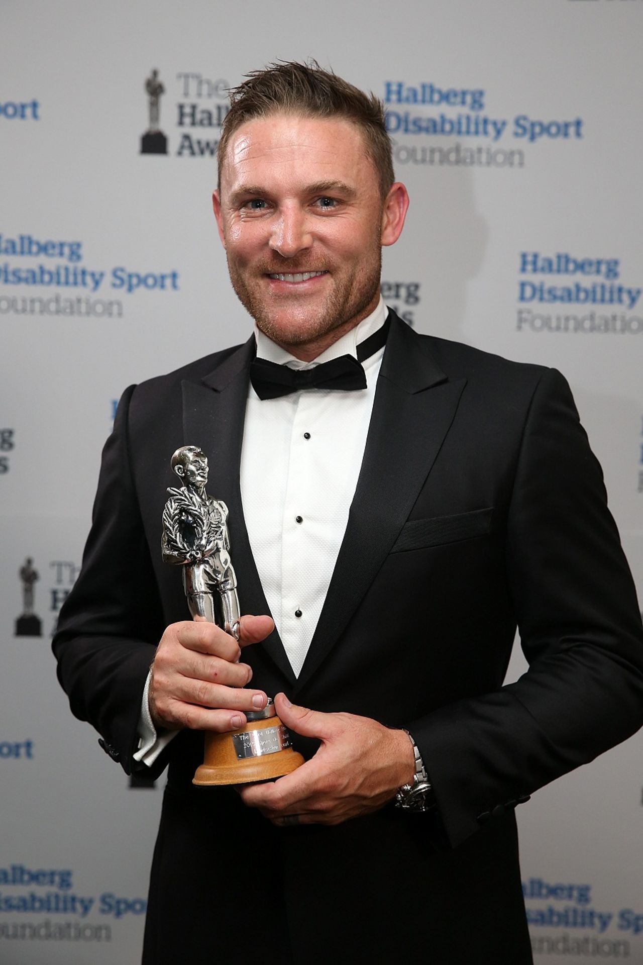 Brendon McCullum with his wife Ellissa at the New Zealand Halberg ...