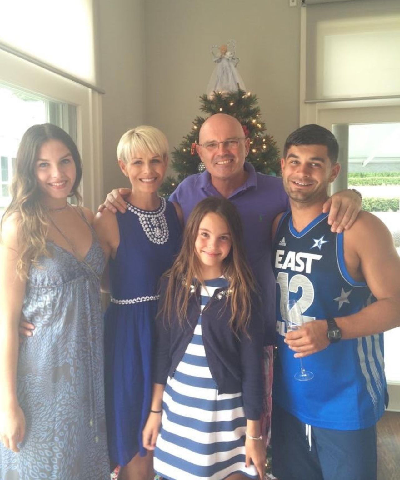 Martin Crowe with his family | ESPNcricinfo.com