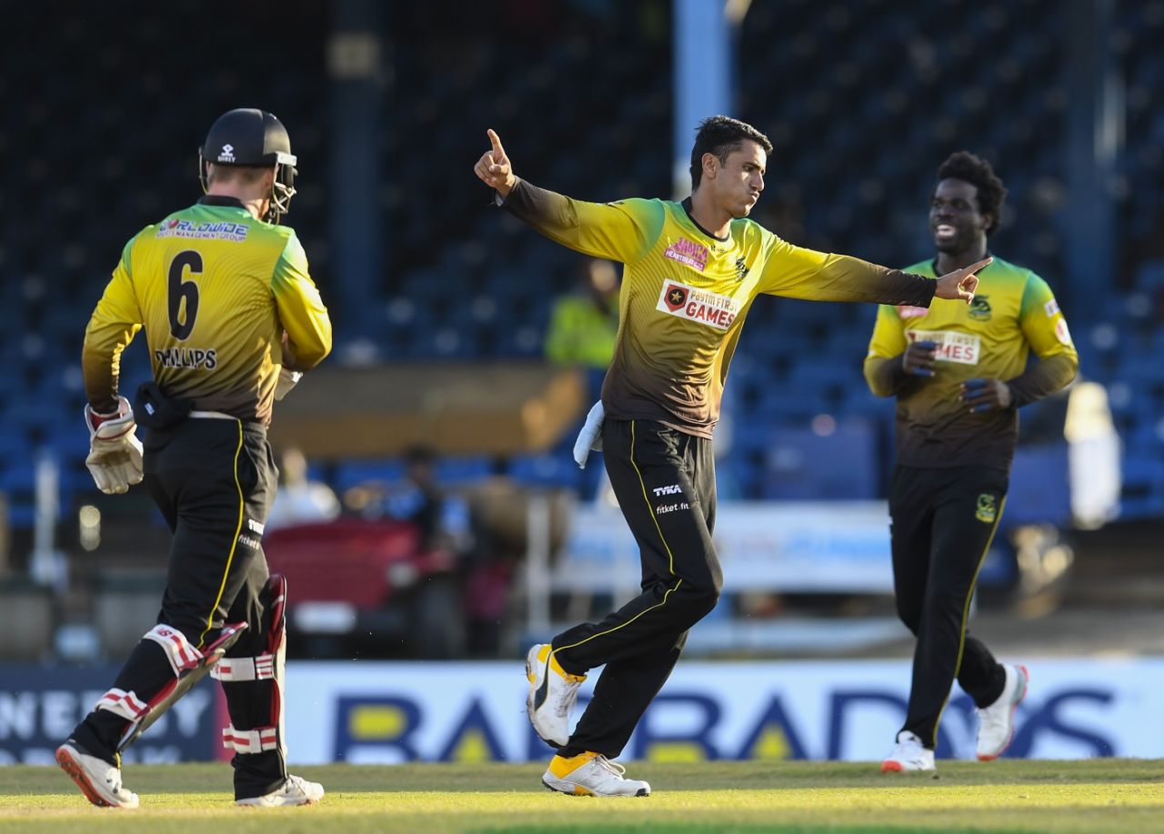 Mujeeb Ur Rahman celebrates a wicket | ESPNcricinfo.com