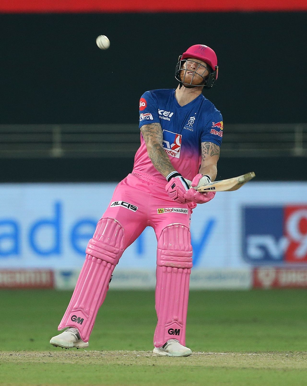 A high-scoring first over ended with Pat Cummins sending back Robin ...